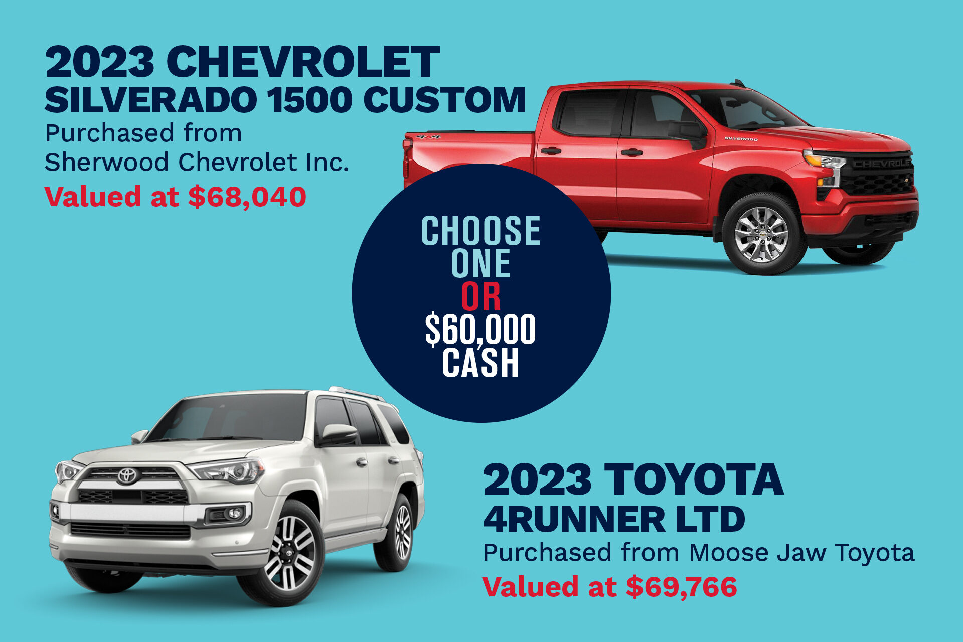 Luxury Vehicle Prizes | STARS Lottery Saskatchewan